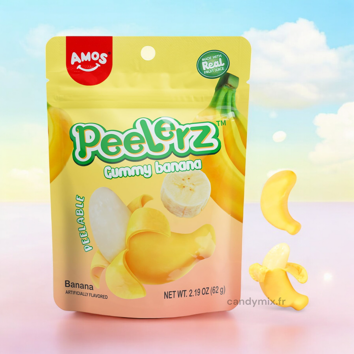 Peelerz Gummy Banana - Bonbon à éplucher – CandyMix
