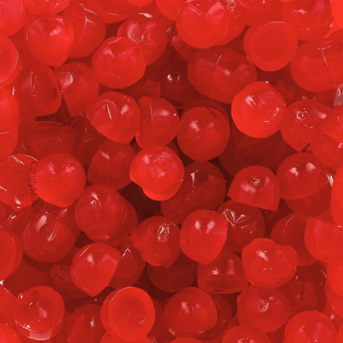 Perles rouges enrobées à la fraise - Bonbons sans sucre – CandyMix
