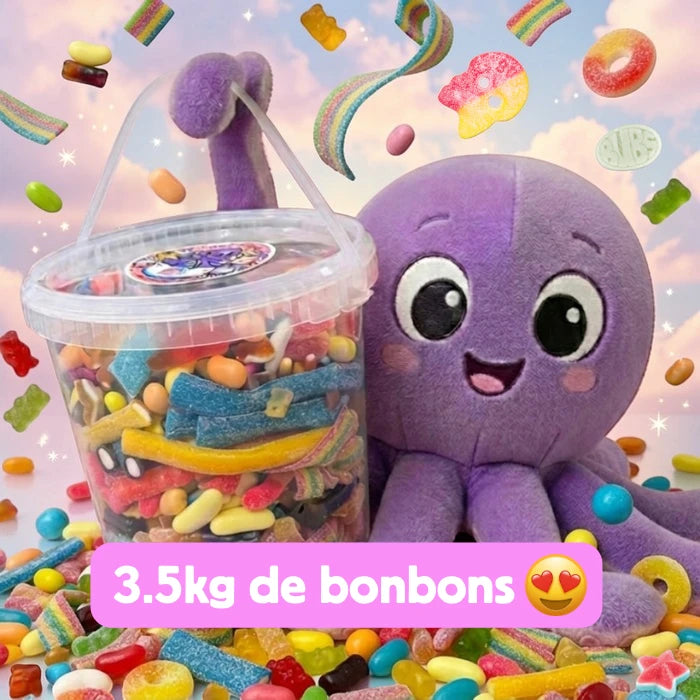 Candy Bucket 3,5kg : seau de bonbons à composer · CandyMix