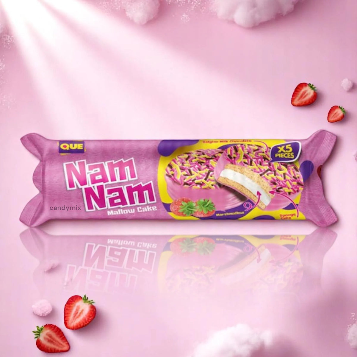 Nam Nam Mallow Cake Fraise 🌿 – CandyMix