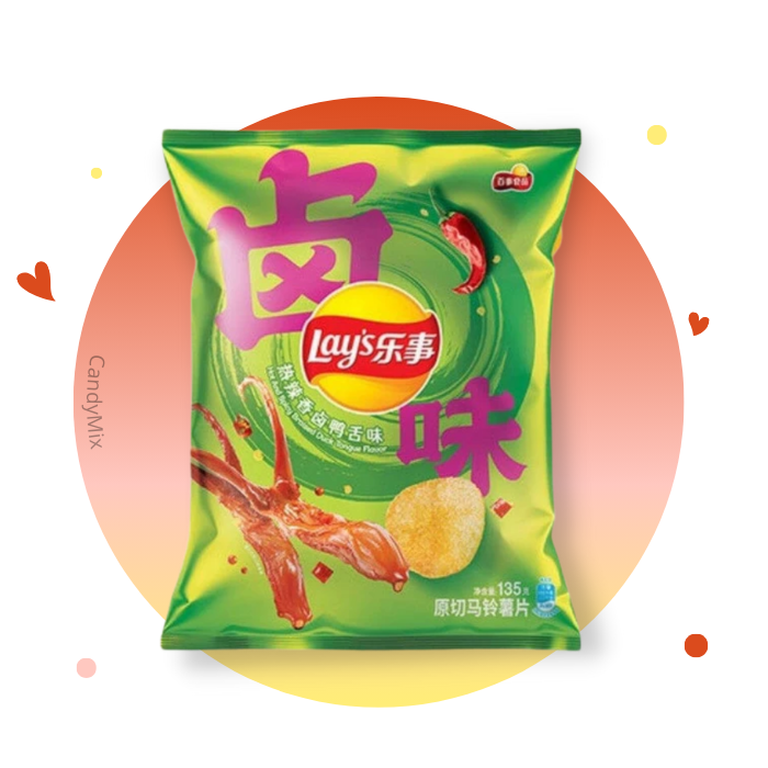 Lays Hot And Spicy Braised Duck Tongue Chine Candymix
