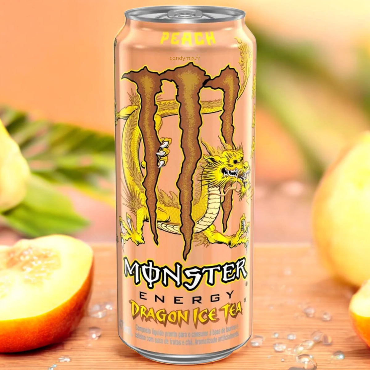 Monster Energy Dragon Ice Tea Peach (Brésil) – CandyMix