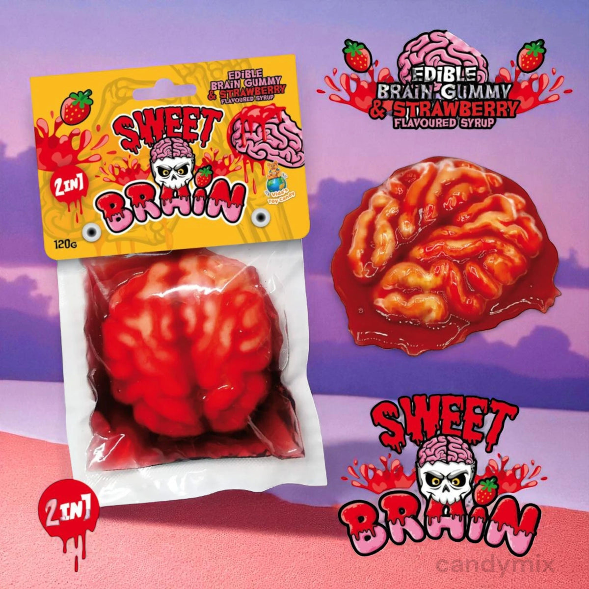 Zombie Brain - Bonbon cerveau réaliste – CandyMix